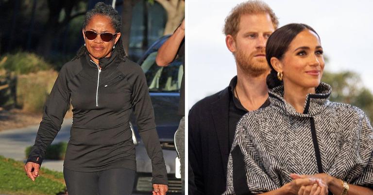 Doria Ragland Moves Into The Sussex Mansion To Help Meghan & Harry ...