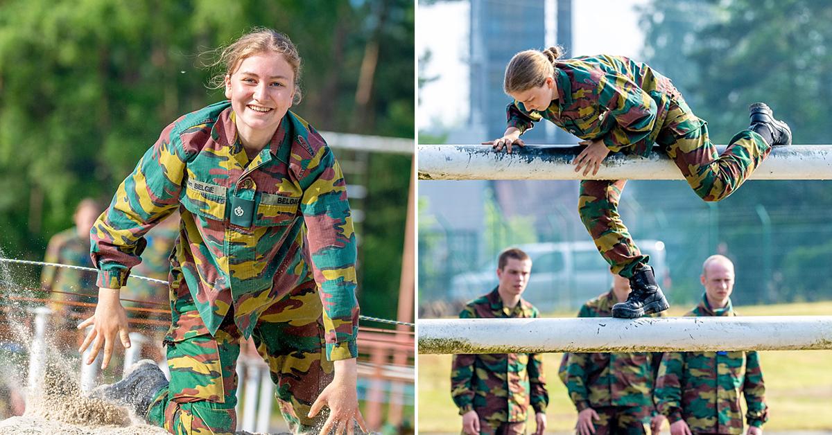 Princess Elisabeth Of Belgium Seen Training At Military School — Pics ...