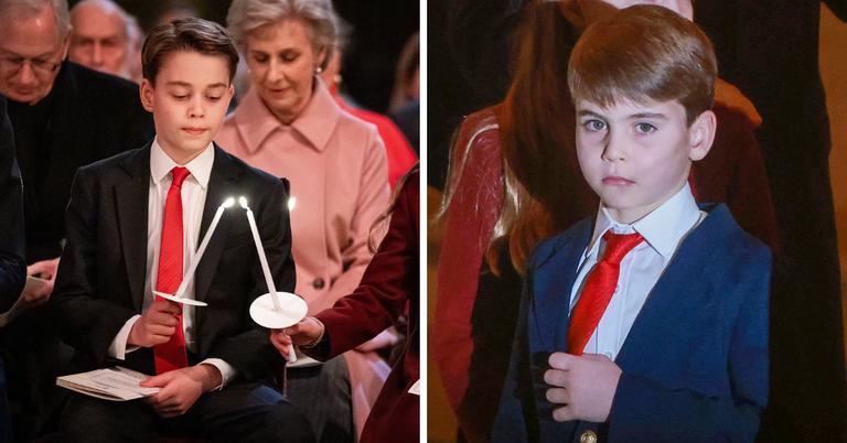 Princes George & Louis Praised For Mature Appearance At Carol Service ...