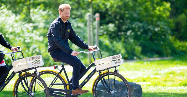 Photos Of Prince Harry Riding A Bike Resurface After Claims - The Royal ...