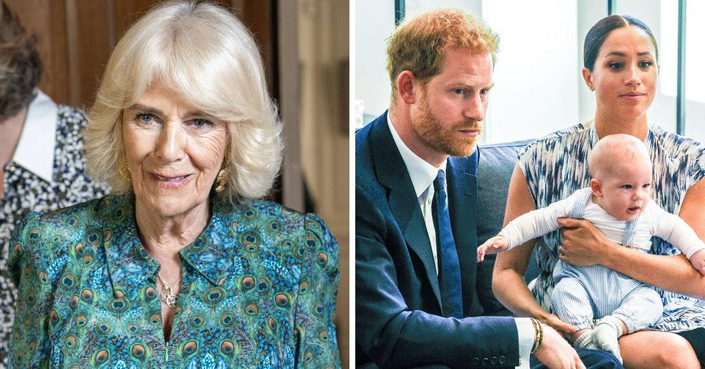 Prince Archie Saw Was Seen By Stepgrandmother Queen Camilla On Phone ...