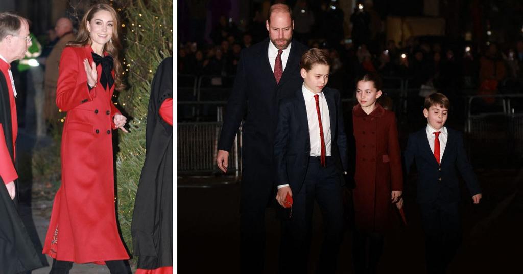 Princes George & Louis Praised For Mature Appearance At Carol Service ...