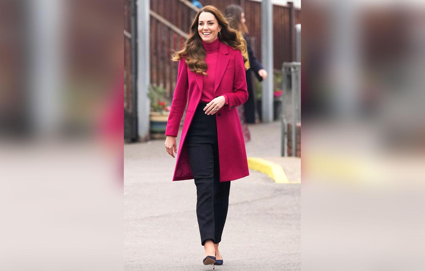 Kate Middleton Steps Out To Visits Nower Hill High School: Photos - The ...